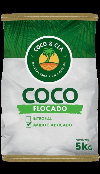Coco Úmido Adoçado Médio Coco & Cia 5kg