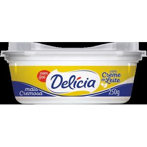Margarina Delícia com creme de leite com sal 24x250gr