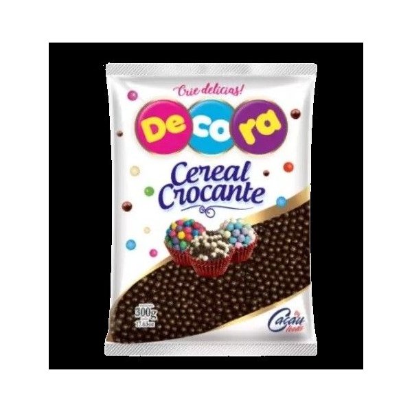 Cereal Mini Ball Chocolate Preto Decora 300g