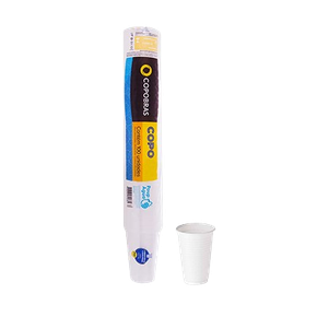 Copo Descartável Branco 180ml CopoBras 100un