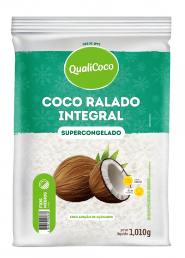 Coco Congelado Médio Qualicoco 1,01kg