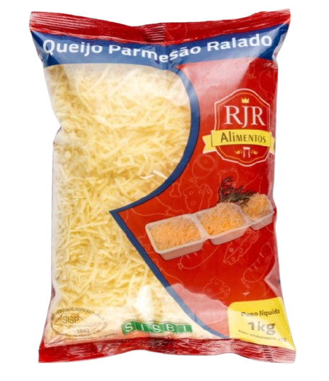 Queijo Ralado Parmesão em Flocos RJR Pacote 1kg