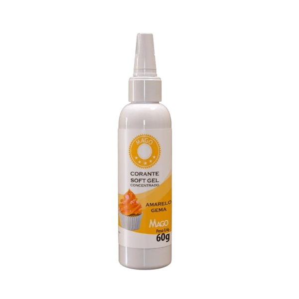Corante Soft Gel Amarelo Gema MAGO 60g