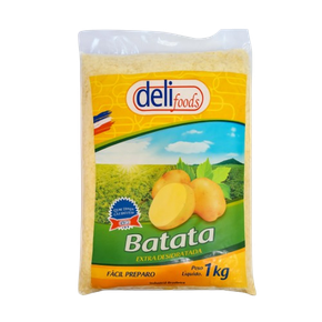 Batata em Flocos Desidratada Delifoods 1kg